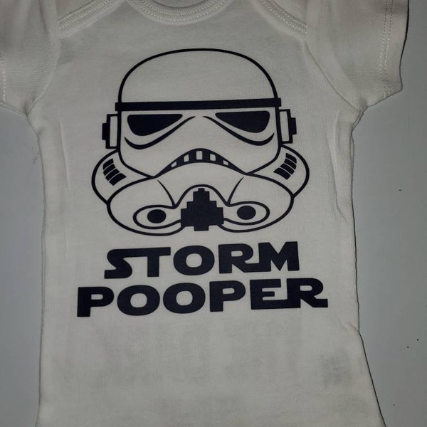 Storm Pooper Trooper SVG Baby Starwars Onesie Downloadable for Cricut ...