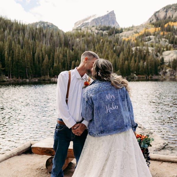 Embroidered Bride Denim Jacket, Bride Jean Jacket, Future Mrs Jacket ...