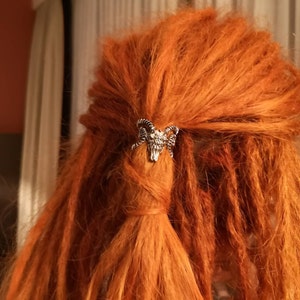 Beard Beads Set of 2 Jade Cuff Beard Beads 4.5mm Beard | Etsy