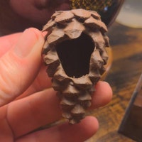3D Printed Magnetic Pinecone Spider Hide - Etsy