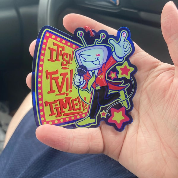 Deltarune | Tenna Acrylic Keychain | 3”, Colored Acrylic With Star ...