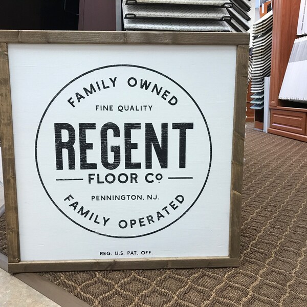 Custom Hometown Wood Painted Sign | Modern Farmhouse, Wall Decor ...