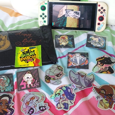 IDOL STICKER SET 7 Pcs Splatoon Idols Vinyl Holographic Stickers - Etsy