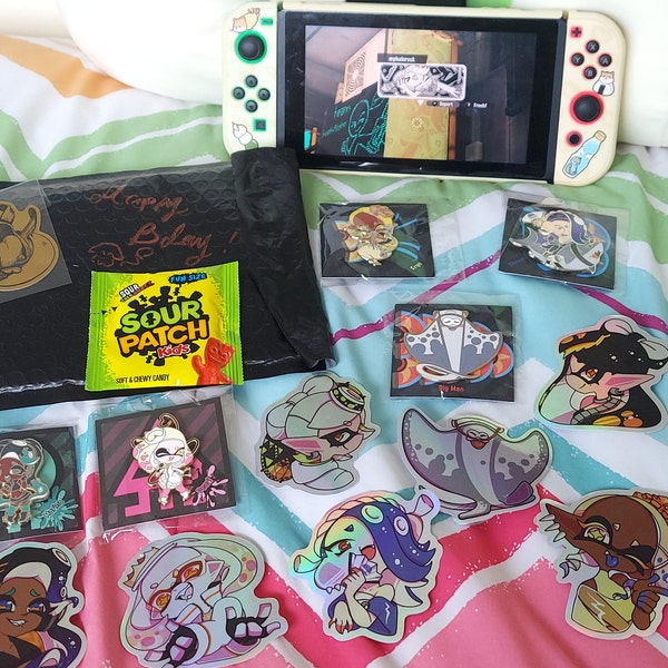 IDOL STICKER SET (7 Pcs) Splatoon Idols Vinyl Holographic Stickers - Etsy