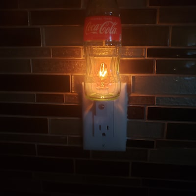 Coca Cola 8oz. Glass Bottle Night Light - Etsy