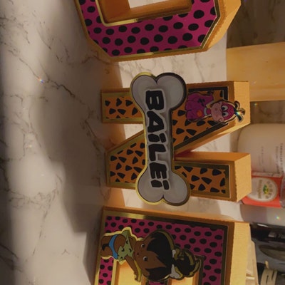 Pebbles Bam Bam High Chair Banner Pebbles 1st Birthday Decor - Etsy