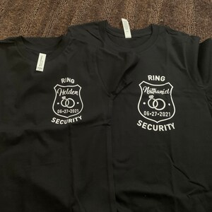 Ring Security Shirt Ring Bearer Shirt Wedding Shirt Bridal - Etsy