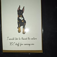 Frenchie Dog Thank You Cards | Thanks Furry Much | Blue Frenchie Dog ...