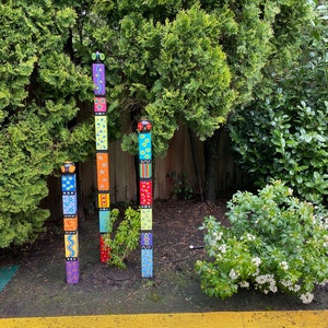 Garden Totem With a Twist - Etsy
