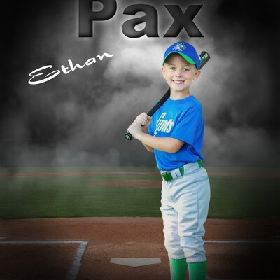 Photoshop Baseball Poster Template, Digital Sports Background Tball ...