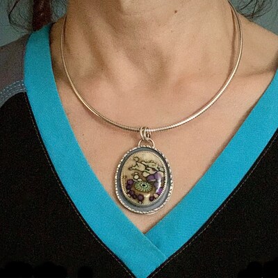 Tabu ... Pendant .. Silver Pendant/focal Piece Contemporary METALSMITH ...