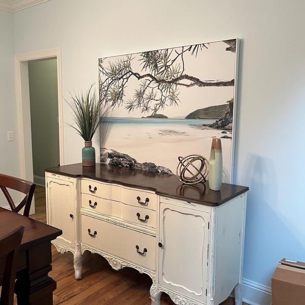 Antique Farmhouse Dresser / Sideboard With Mirror - Etsy