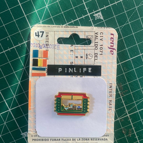 Train Ticket Enamel Pin | Travel and Wanderlust Series | Gift Ideas for ...