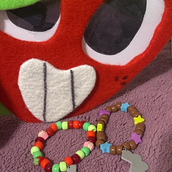 Cosmo and Sprout Friendship Bracelet 2-pack: Polymer Clay Charms - Etsy