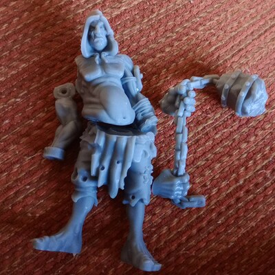 Wappellious Spellbrush Human Warlock Miniature 3D Printed - Etsy