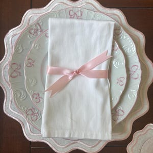 Embroidered Nautical Napkin Set-yatch Decor Cloth Napkins-blue and ...