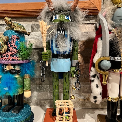 Witch Nutcracker Stands 15 Tall Great Halloween Nutcracker Christmas ...