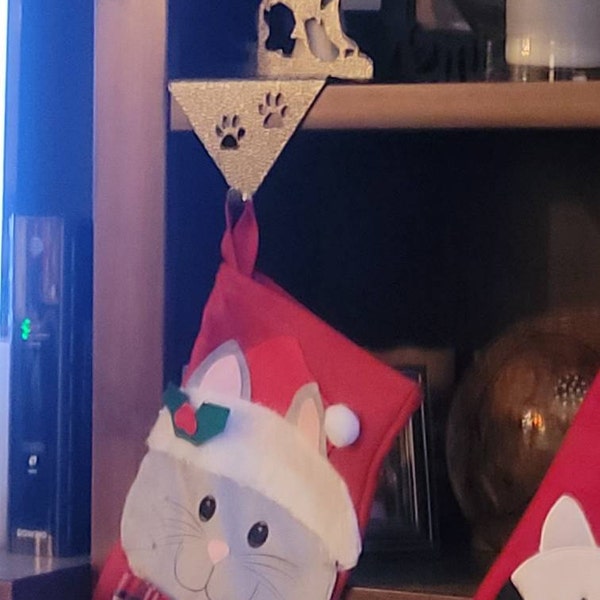 Kitten Christmas Stocking Holder - Etsy