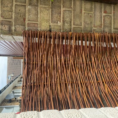 Woven Willow Wicker Hurdle Fence Panels - Etsy UK