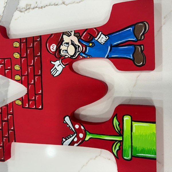 Hand Painted Video Game Letters (PER LETTER) - Etsy