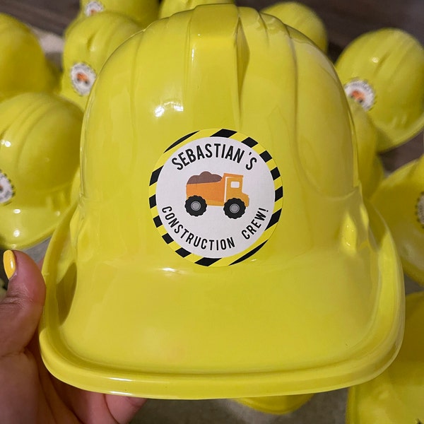 Construction Birthday Stickers, Loads of Fun Stickers, Construction ...