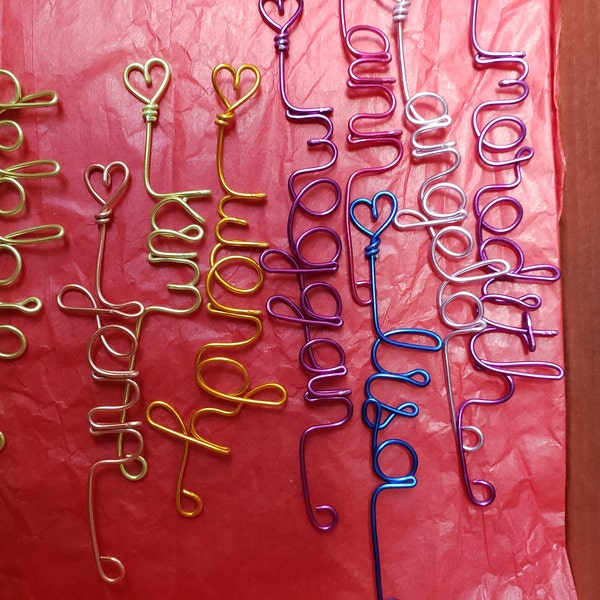 Sample Piece of Wire - Match Your Colors Before Ordering - 2 Inch Peice ...