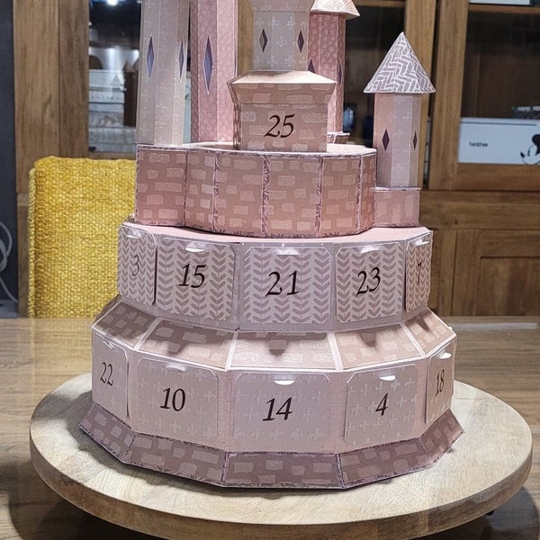 3d SVG - Castle Advent Calendar Christmas - Castle Advent Calendar (svg ...