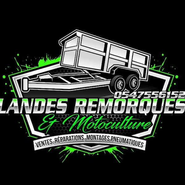 Dump Trailer Logo Design, Dump Trailer Rental Logo, Dumpster Logo, Dump Rental Logo, Bumper Pull ...