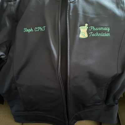 Pharmacy Tech Jacket Pharmacy Technician Jacket Pharm Tech Cpht Jacket ...