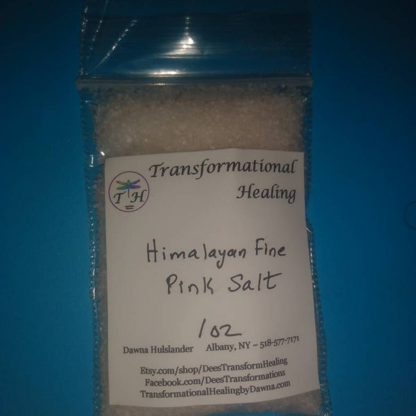 Himalayan Pink Salt - Sea Salt Fine Ground Food Grade, Spiritual ...