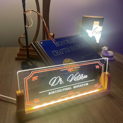 Personalized Doctor Gift Desk Name Plate Custom Name Plate for Desk ...