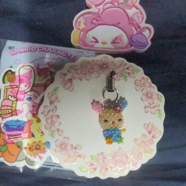 Ponyo Beaded Charm - Etsy