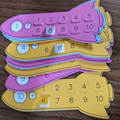 Math Rockets Addition SVG and PDF Rocket Math Cut File and Printable ...