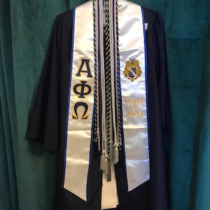 Alpha Kappa Psi Graduation Stole Sash navy | Etsy