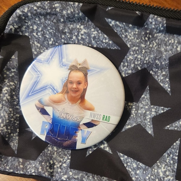 Custom Sports Photo Button or Refrigerator Magnet | Personalized Sports ...