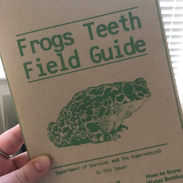 Frogs Teeth Field Guide FG22-110 - Etsy