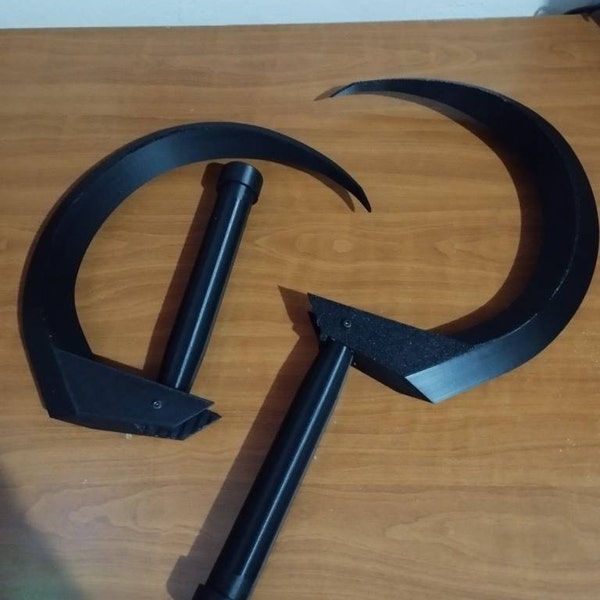 Magnetic Death Sickle Prop for Cosplay. Puss in Boots: the Last Wish - Etsy
