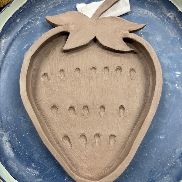 Strawberry Plate Slab Building Template | Ceramics Tools | Clay ...