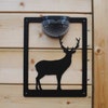 Rabbit Solar Light Wall Plaque - Garden Gift - Etsy UK