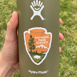 National Park Service Logo Sticker, US National Parks Decal, Waterproof ...