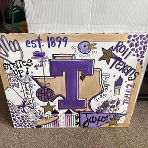 6 Foot Texas A&M Aggie Ring Dunk Banner- Fully Customizable - Etsy