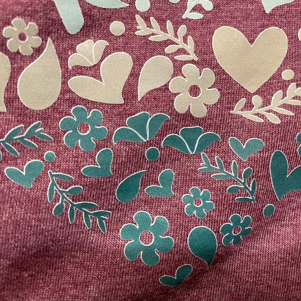 Colorful Dog Paw Heart Shirt, Dog Paw Shirt, Colorful Dog Heart Paw Tee ...