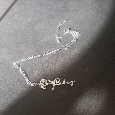 Word Necklace custom Word Necklace Personalized Words - Etsy