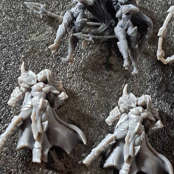 Nendra Preistess of Eilistraee Fantasy Resin Miniature Dnd Miniature ...