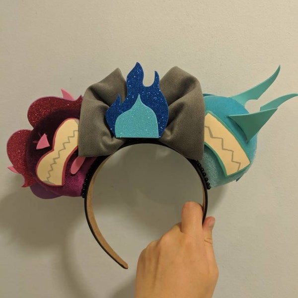 Pain and Panic Hercules Hades Inspired Disney Mouse Ears Headband - Etsy