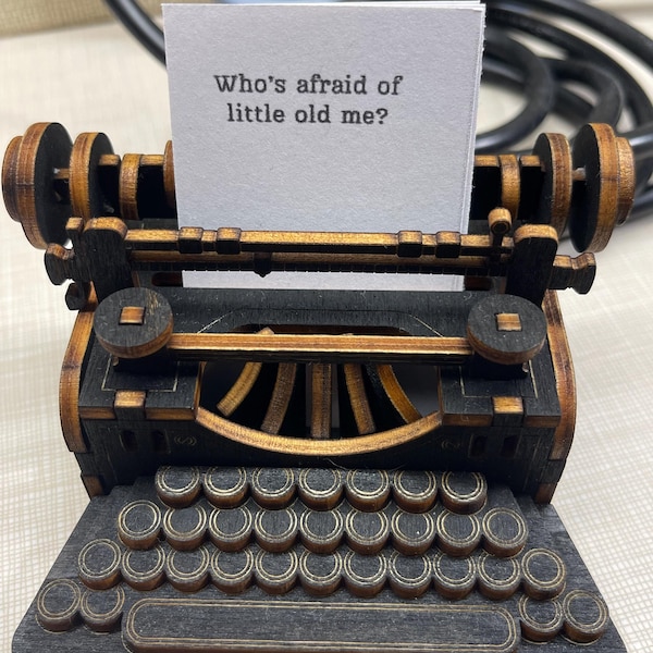 Personalized Mini Typewriter With 10 TTPD Inspired Interchangeable ...