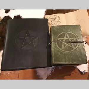 A7 Pocket Size Classic Leather Bound Journal Black Leather | Etsy