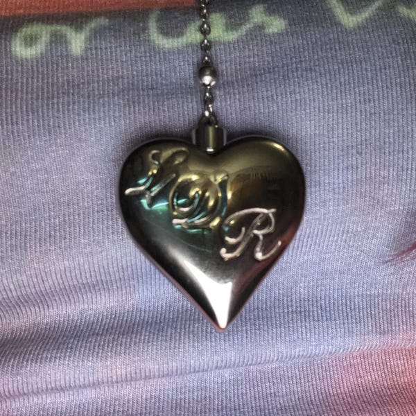 LDR Lana Style Stainless Steel Heart Necklace 3.0 - Silver - Etsy