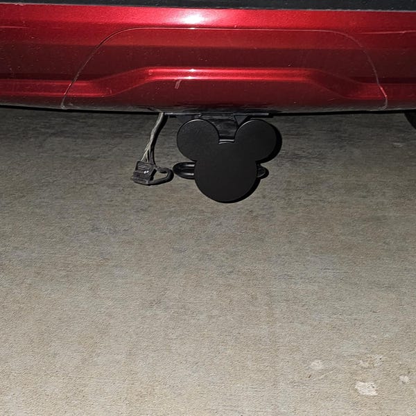 Chrome Mickey Mouse Ears Hitch Cover, Free Shipping - Etsy