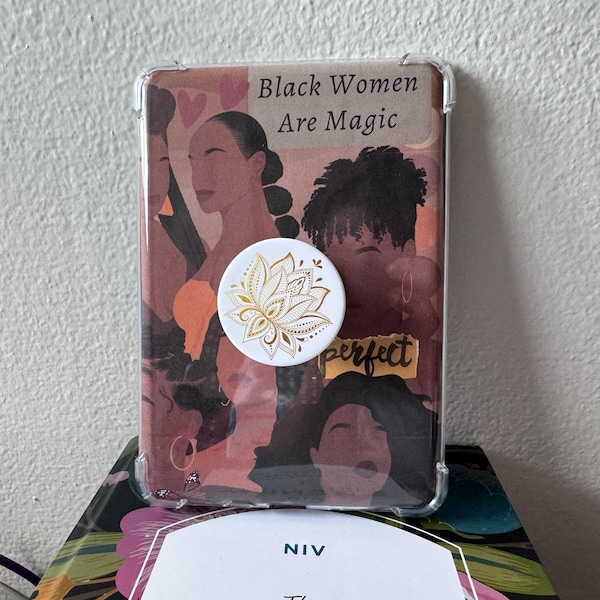 Beautiful Black Women Printable Kindle Case Insert, Printable Kindle ...